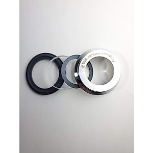 1.5" Tri Clamp End Cap Sight Glass 316 Stainless With Borosilicate Glass (1.5")