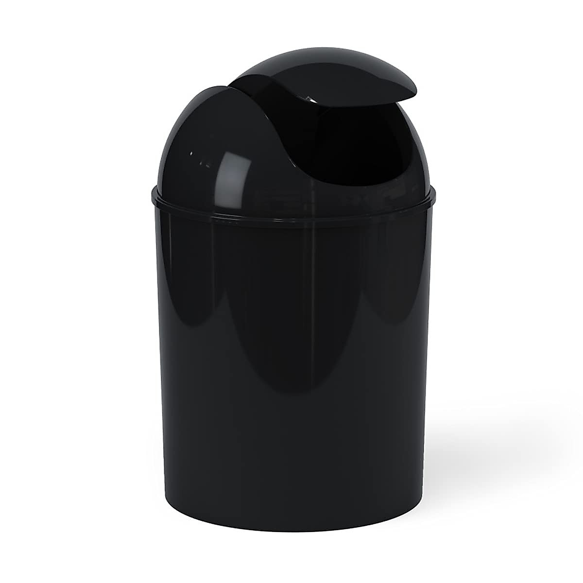 Umbra Mini Waste Can 1-1/2 Gallon with Swing Lid, Matte