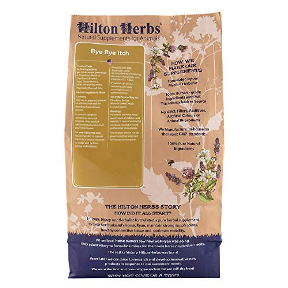 Hilton Herbs 70404 Bye Bye Itch Equine Supplement 1 Piece 4.4lb