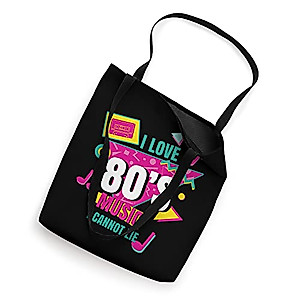 I Love 80’s Music I cannot Lie Retro Eighties Style Lover Tote Bag