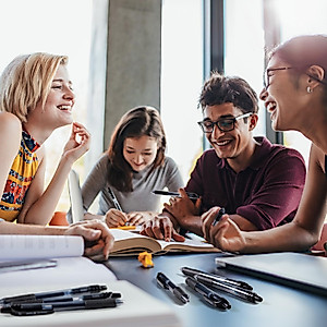 Black Gel Pens, 46 Pack(20 Gel Pens with 26 Refills) Lineon Retractable Medium Point Gel Pens Smooth Writing with Comfortable Grip for Office School