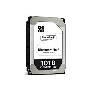 HGST Ultrastar He10 | HUH721010ALE600 | 0F27604 | 10TB SATA 6-Gbps 7.2K RPM 256MB 3.5" 512E ISE Hard Drive