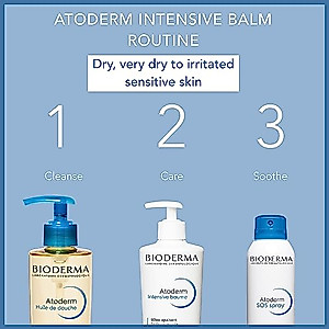 Bioderma Atoderm Intensive Balm, Hydrating Balm For Dry To Atopic Sensitive Skin, Face & Body Moisturizer With Ultra Soothing Anti-Itching Formula, Fragrance-Free, Non-Greasy & Non-Sticky For Family