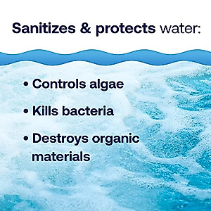 HTH Spa Care Clear Chlorinating Sanitizer, Spa & Hot Tub Chemical Controls Bacteria and Algae, 1.25 lbs.