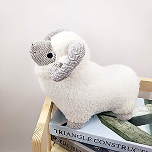 Fabric Animal Door Stopper Decorative Doorstops Goat Lover Gifts Book Stopper Wall Protectors Anti Collision