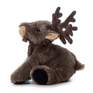 The Petting Zoo Elk Stuffed Animal Plushie, Gifts for Kids, Wild Onez Zoo Animals, Elk Plush Toy 9 Inches