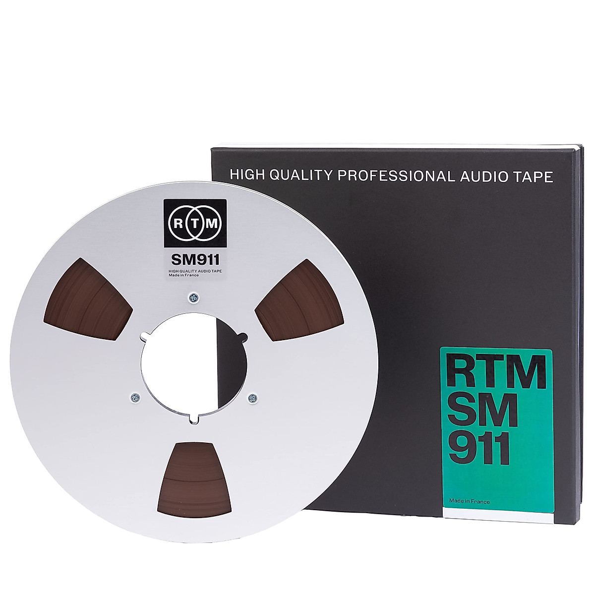 New RTM PYRAL SM911 1/4" 2500' 762m 10.5" Metal Reel Nab Hinged Box RMG/EMTEC Studio Mastering Tape R34120
