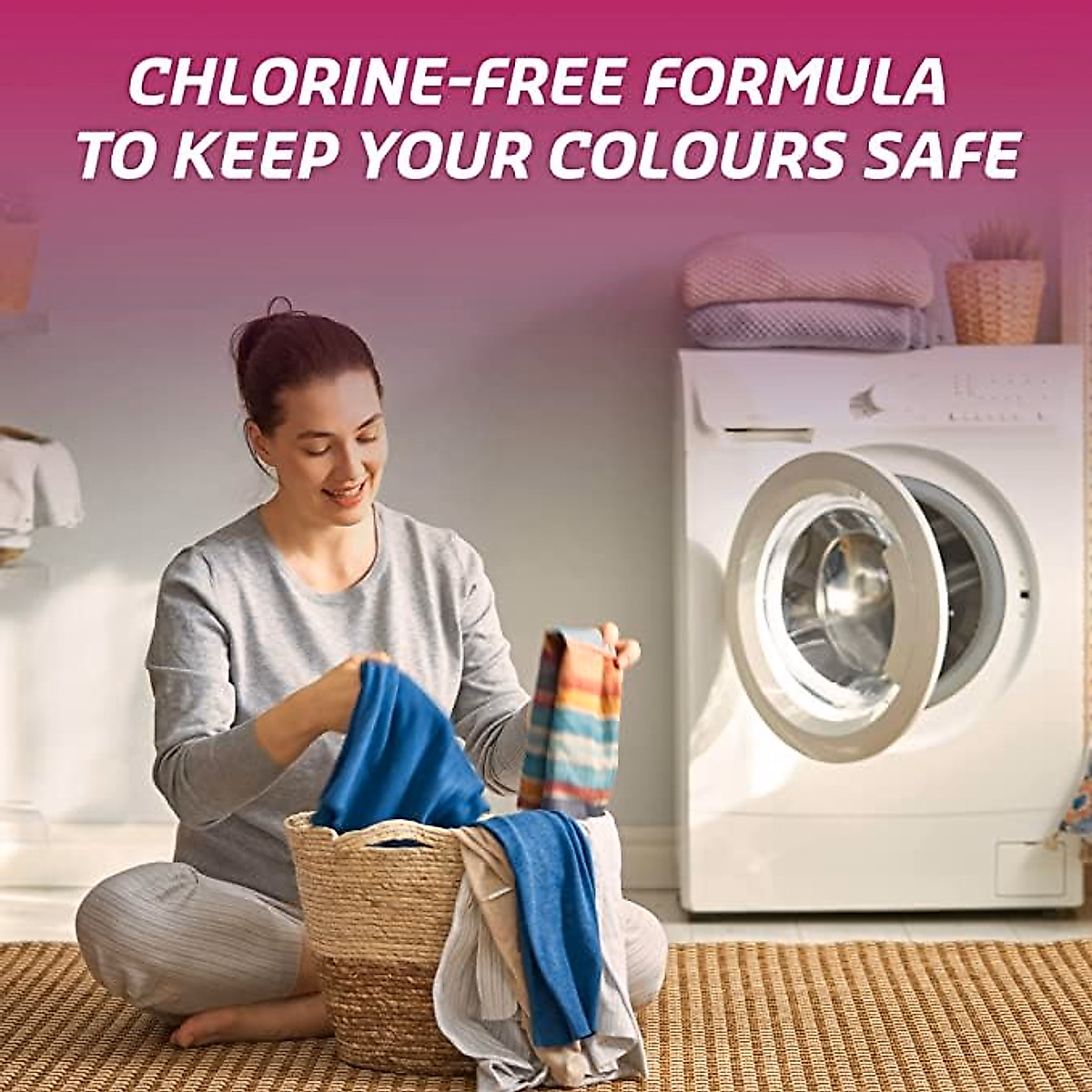 Vanish Oxi Action Colour Safe Stain Remover Powder for Clothes 1Kg, 1st Time Amazing Stain Removal Even In 30°C Cold Wash, Lifts Tough Stains, Chlorine-Free Formula, Safe On Everyday Fabrics