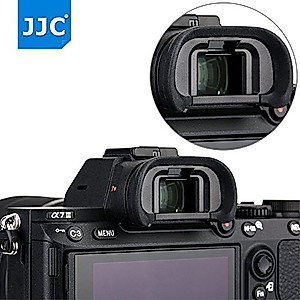 2 Pack Camera Eyecup Eye Cup Eyepiece Spare Replacement for Sony A9II A7RIV A7RIII A7III A7RII A7SII A7II A7R A7S A7 A9 A99II A58, Replaces Sony FDA-EP18 FDA-EP16 FDA-EP15