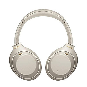 Sony Noise Cancelling Wireless Headphones - 30hr Battery Life - Over Ear Style - Optimised for Alexa and Google Assistant - Built-in mic for Calls - WH-1000XM4S.CE7 - Limited Edition - Silver/Gold