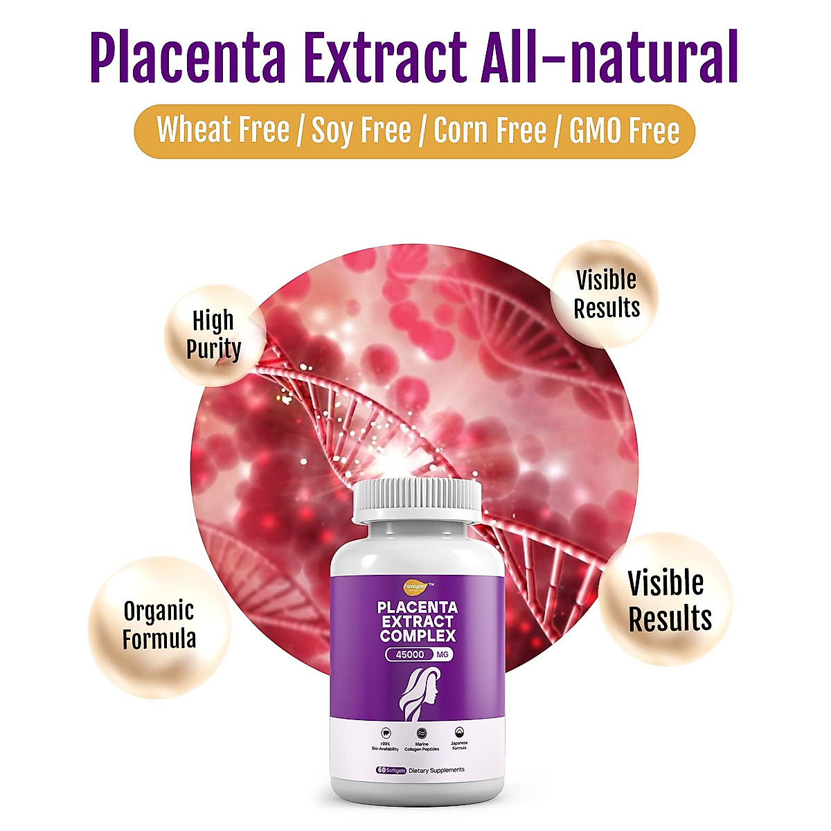 Pack of 2 [ 60 Days Supply ] Multi Collagen Plus Pills - Collagen Supplement to Support Hair, Skin, Nails, Joints, & Gut Health - Hydrolyzed Collagen Supplement