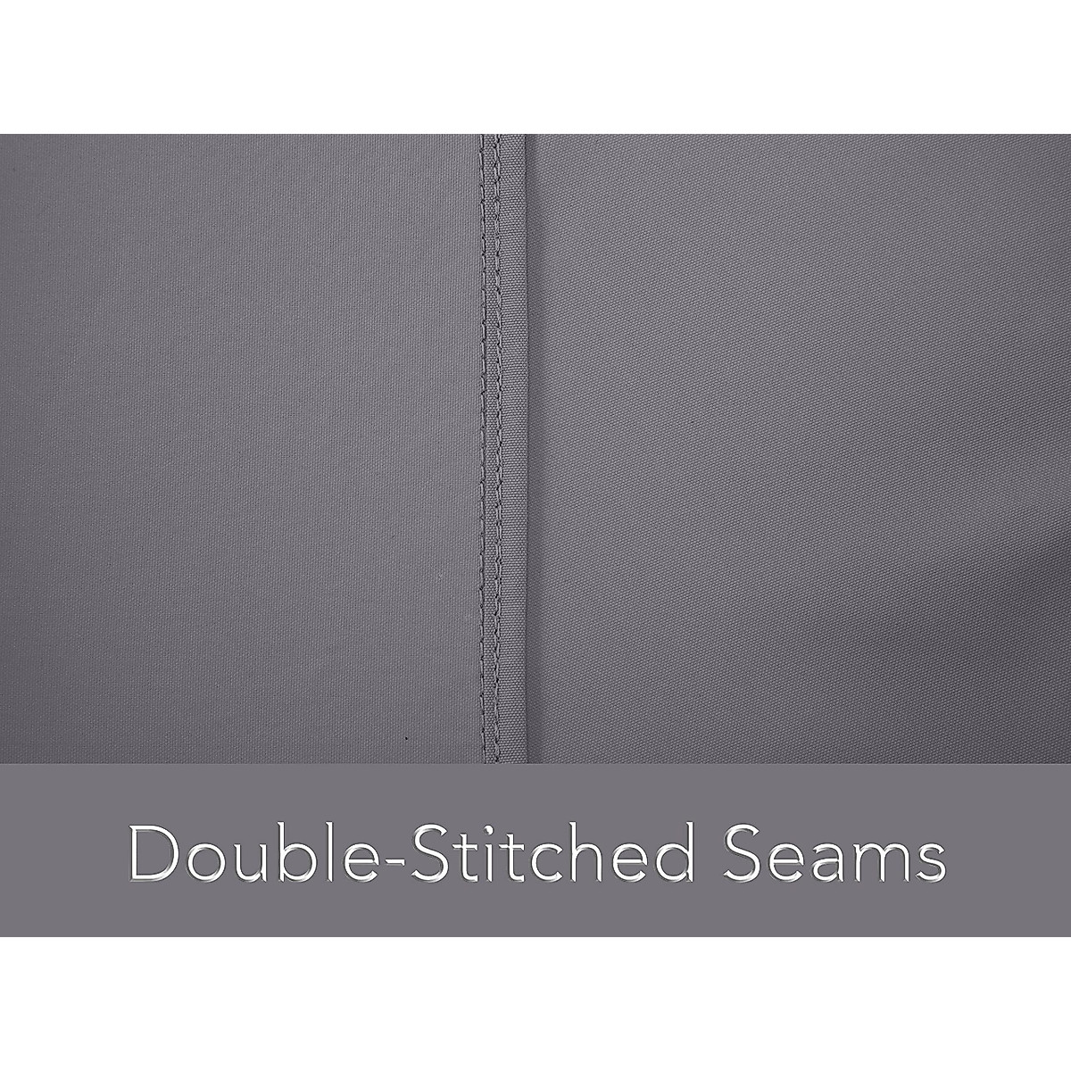 Covermates Round Table Top Cover - Water-Resistant Polyester, Adjustable Buckle Straps, Middle Buckle Strap, Patio Table Covers, 42-48 Diameter, Charcoal