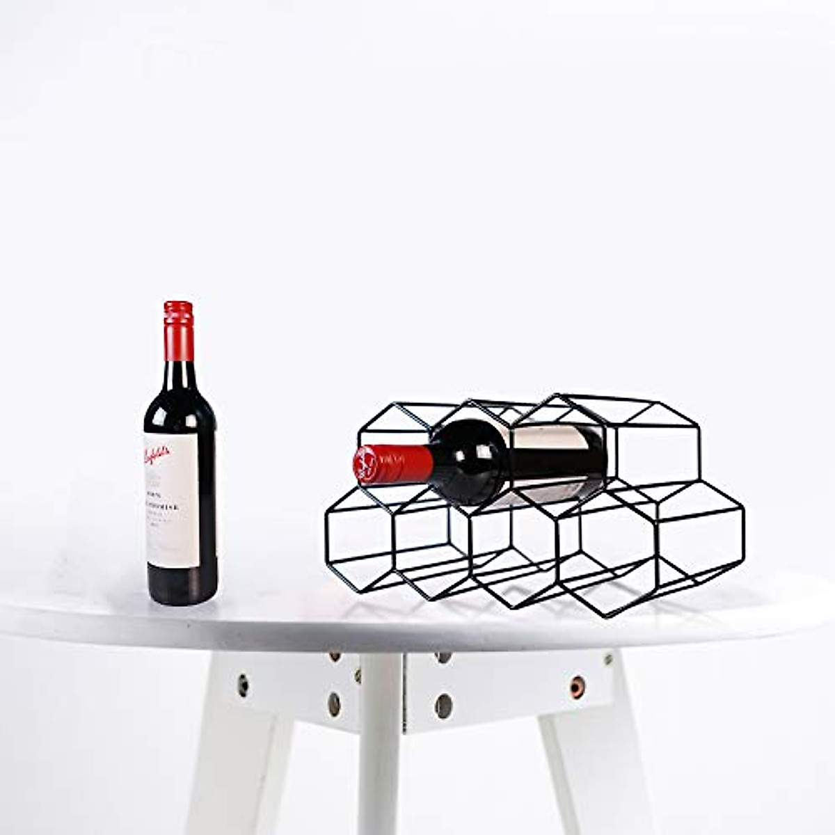 Wine Racks Countertop Wine Rack, Wine Bottle Holder, Small Wine Rack Freestanding Floor, Wine Holders Stands for Counter Wine Rack Cabinet, Wine Storage Racks, Metal Wine Rack Table Top Kitchen