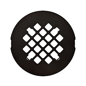 4 1/4" Snap-in Shower Drain Grate - Oil Rubbed Bronze - Replacement Cover - Handyman Designed & Tested in America - Will Never Bend or Break - 4-1/4" Inch