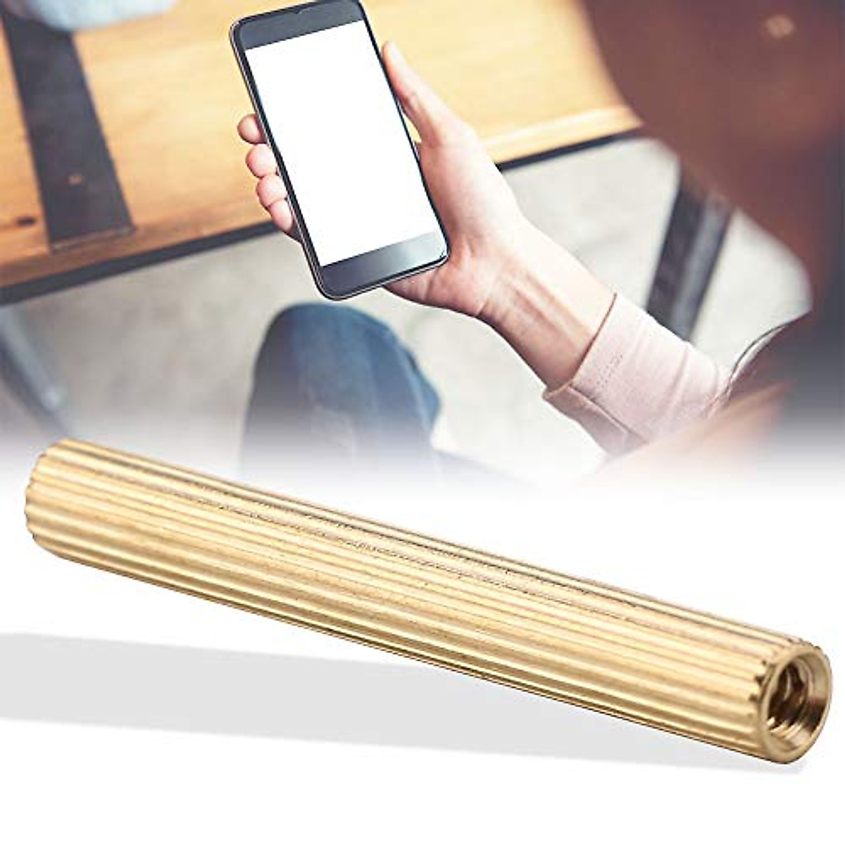 100Pcs Male Hex Brass PCB Motherboard Spacer Standoff, Computer Case M2 Single Head Male Brass Standoff Fastener Accessory for Computer Main Board(M2*25)