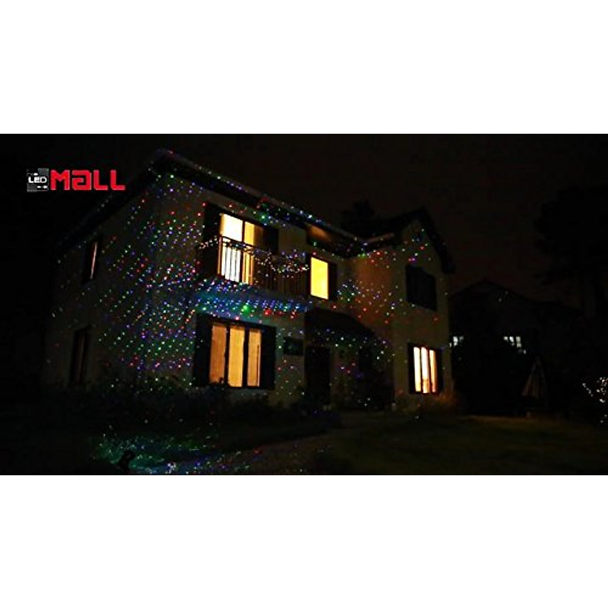 LedMAll® Remote Controllable RGB Moving Laser Outdoor Garden Landscape Light Red, Green and Blue