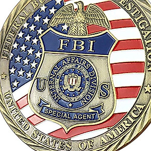 U.S. FBI Challenge Coin Collection St Michael Law Enforcement Coin Military Gift.