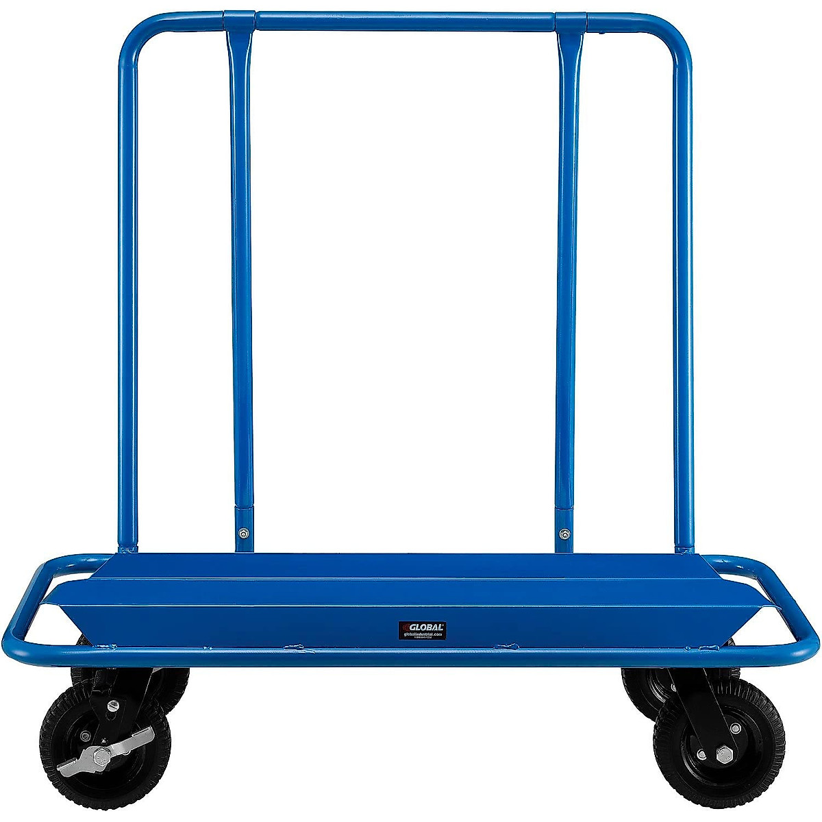 Global Industrial Sheet Rock Drywall Cart 8" No Flat Wheels 2400 Lb. Capacity, 47-1/2"L x 21-1/2"W x 46-1/4"H