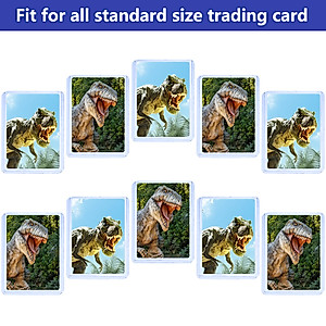 360 Pieces Hard Card Sleeves Clear Card Holder for Trading Card Transparent Card Protectors for Baseball Card, Sports Card, Gaming Card 2.5 x 3.5 Inch