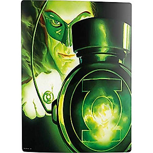 Skinit Decal Gaming Skin Compatible with PS5 Digital Edition Console + Controller - Officially Licensed Warner Bros Green Lantern Lamp Design