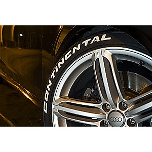 Tire Ink | Paint Pen for Car Tires | Permanent and Waterproof | Carwash Safe (White, 1 Pen)