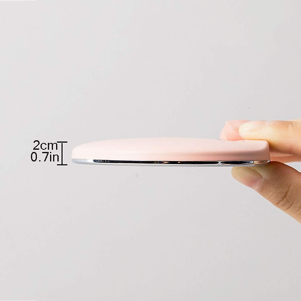 DYPASA Vanity Mirror LED Makeup Mirror with Fill Light Makeup Mirror Portable Folding Handheld Small Mirror Beauty Mirror Bedroom HD Makeup Mirror Household Cosmetic Mirror