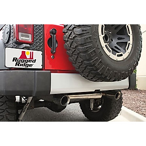 Omix | 12040.09 | Bumper Applique, Rear, Silver | OE Reference: 1ML22WS2AA | Fits 2007-2018 Jeep Wrangler JK