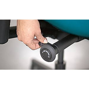 Steelcase Leap Task Chair: Black Base - 4D Adjustable Arms - Headrest - Standard Carpet Casters