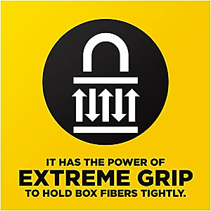 Scotch Box Lock Packaging Tape, 4 Rolls with 4 Refillable Dispensers, 1.88 in x 54.6 yd, Extreme Grip Packing, Shipping and Mailing Tape, Sticks Instantly to Any Box (3950-4RD)