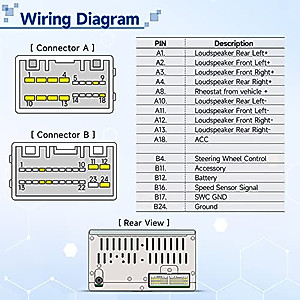 Bingfu Wiring Harness for Select 10-18 Hyundai Kia Vehicles Aftermarket Car Stereo Radio Wire Harnesses XC13