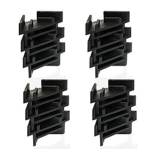 PIAOLGYI 12 Pcs Tray Stackers for Harvest Right Freeze Dryer Accessories Compatible with Harvest Right Trays,Black(ONLY Tray Stackers)