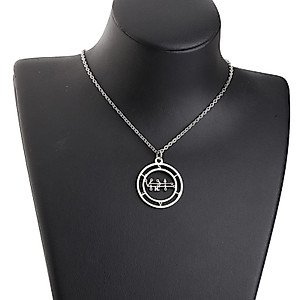 TIIMG Sitael Angel Sigil Pendant Jewelry Sitael Angel Seal Talisman Against Adversities Gift (SITAEL necklace)