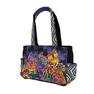 Laurel Burch Laurel's Garden Medium Tote Handbag