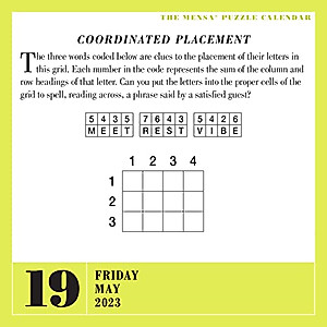 Mensa 365 Brain Puzzlers Page-A-Day Calendar 2023: Word Puzzles, Logic Challenges, Number Problems, and More