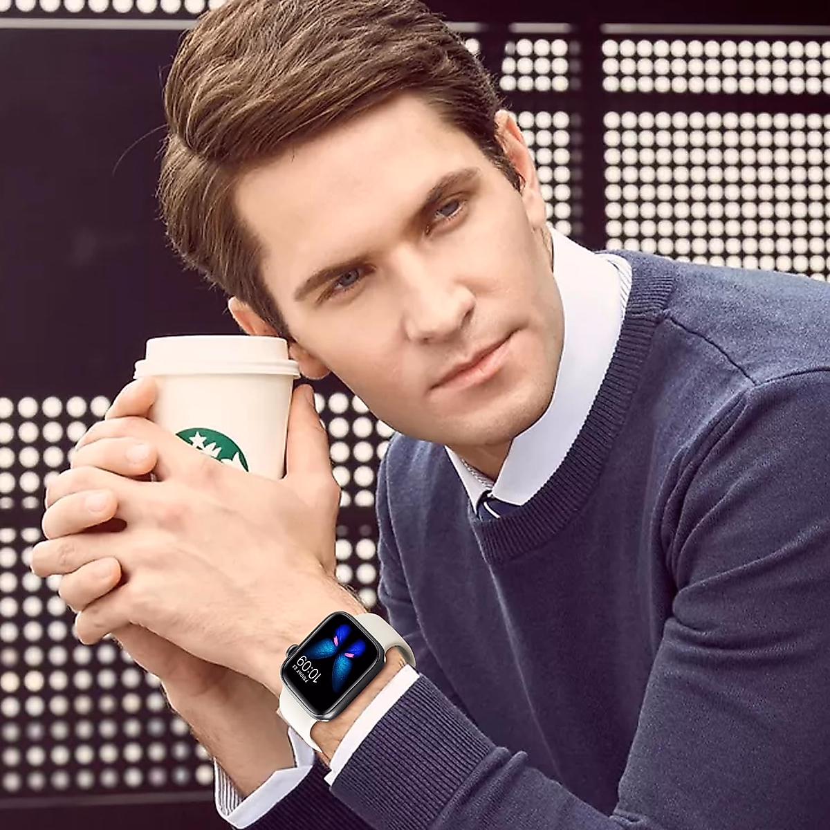 Tighesen Sport Bands Compatible with Apple Watch Band Ultra 2/Ultra SE Series 10/9/8/7/6/5/4/3/2/1 38mm 40mm 41mm 42mm 44mm 45mm 46mm 49mm S/M M/L for Women/Men Silicone iWatch Band