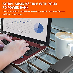 RAINSUNG USB-C to Smart Blue Tip Adapter Charging Cable for HP Laptop 19.5v 45w 65w, Female USB C Converter Power Charger Adapter Cord for X360 Pavilion Envy Spectre Elitebook 840 ProBook