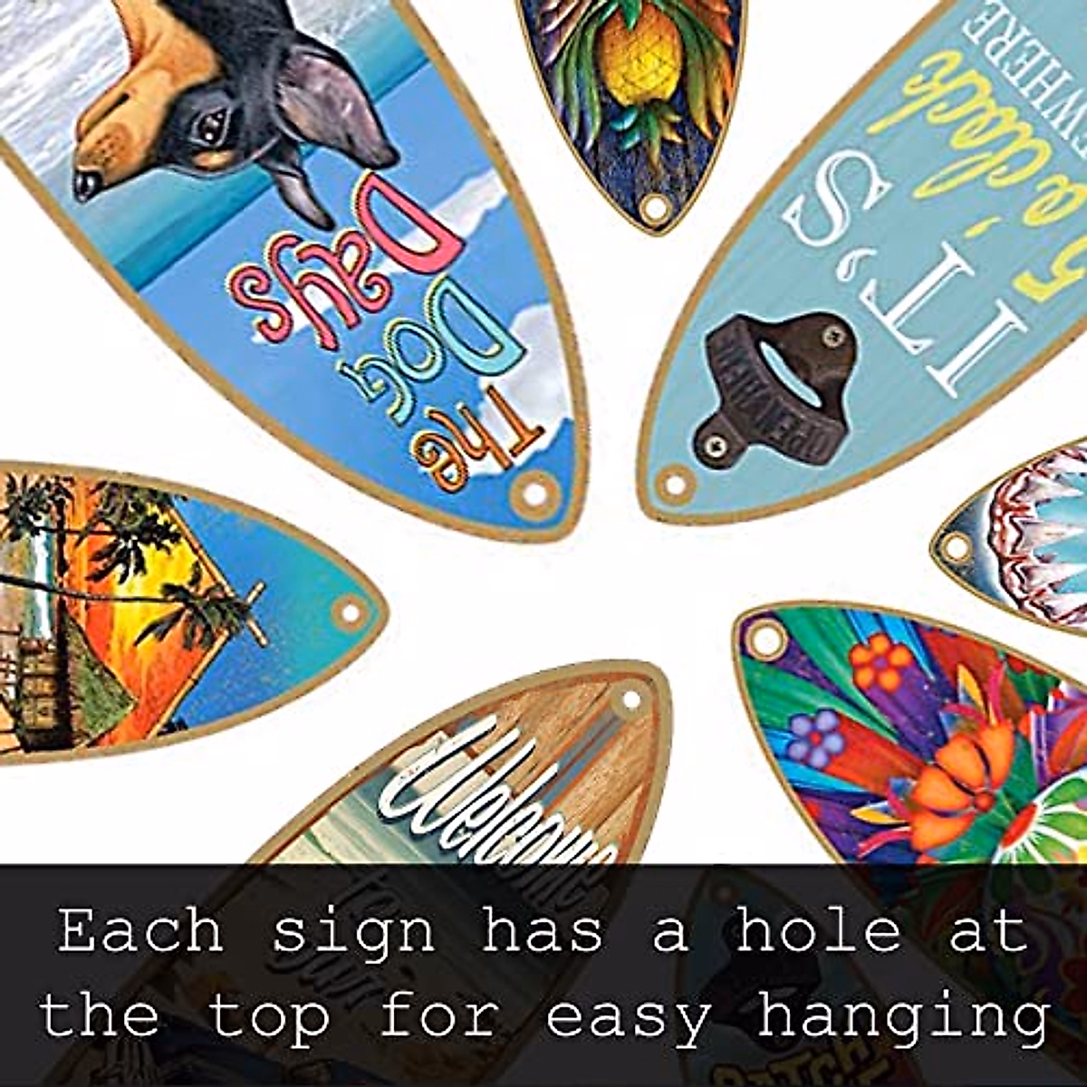 SJT ENTERPRISES, INC. Margarita - Take Life with a Grain of Salt, a Wedge of Lime and a Shot of Tequila 5" x 16" Funny Surfboard Décor Wood Plaque Bar Sign (SJT41305)