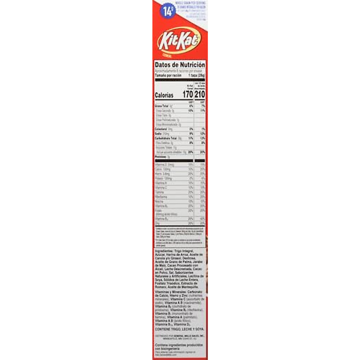 KIT KAT Chocolatey Cereal, Breakfast Cereal Made with Whole Grain, 11.5 oz