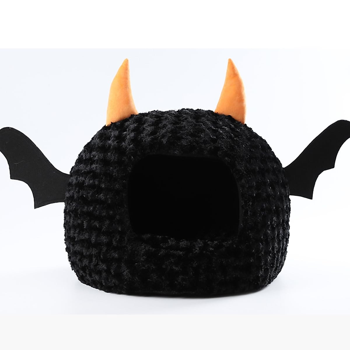 ZCPACE Guinea Pig Hideout Bed Halloween Monster Hamsters Hides Large Warm Cozy Plush Winter Small Animal Hideouts Beds Nest Cage Accessories for Small Pet Hamster/Chinchilla/Bunny/Cat