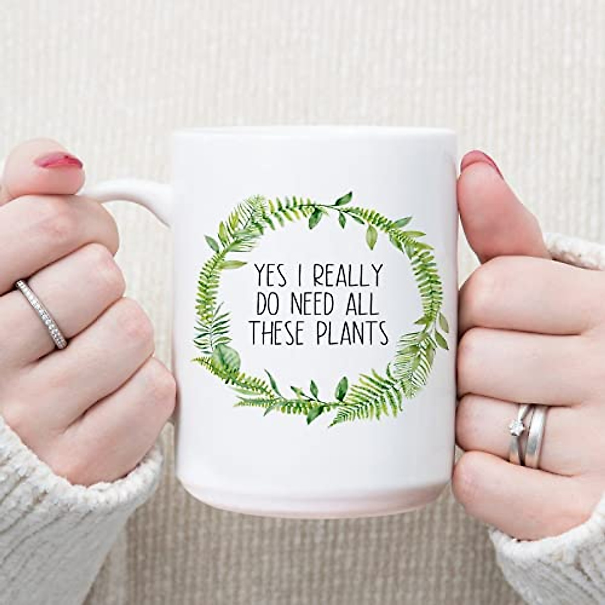 Plant Coffee Cup Yes I Really Do Need All These Plants Coffee Mug 15oz Funny Green Cactus Garden Ceramic Coffee Cups Great Gift Idea for Plant Lover Plant Lady Plant Mom Gardener