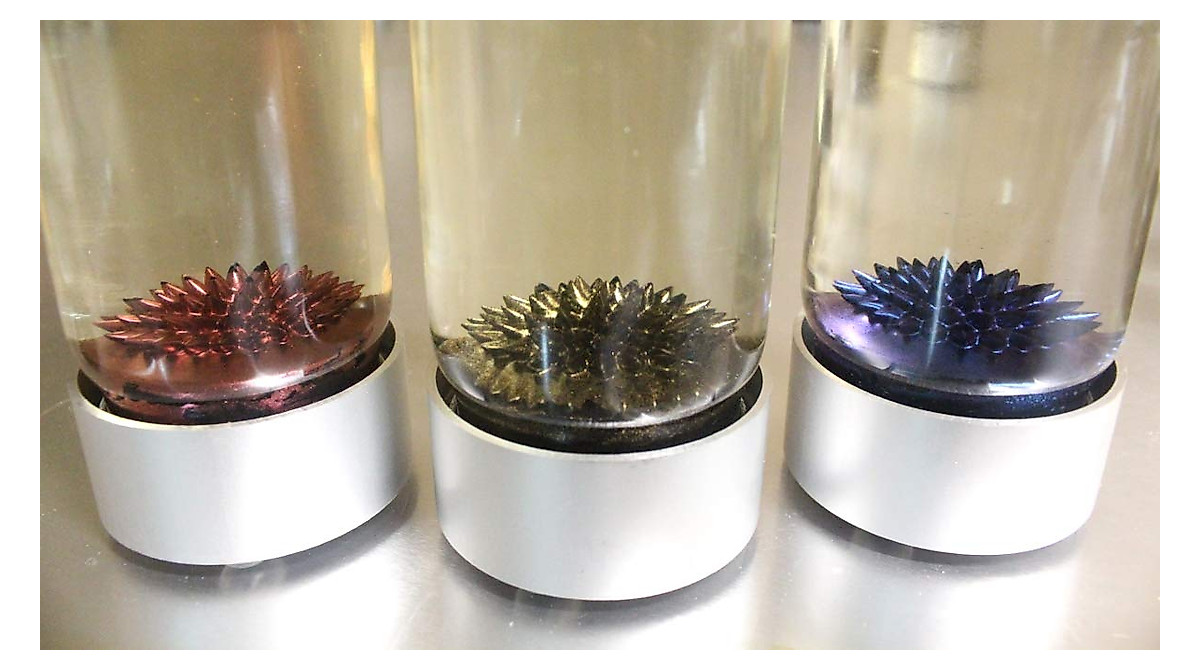 Spike Ferrofluid in a Bottle - Magnetic Liquid Sculpture for Desk or ...