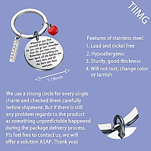 TIIMG Teacher Motivational Keychain New Teacher Gifts Teacher Coworker Gifts Leaving Gifts (Teacher whenever)