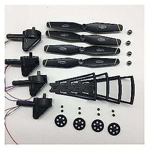 XUCHIL SG700 S169 SG700-D Drone RC Quadcopter Spare Parts Fold Wing Arm Include Gears LED Axis Motor Set Upgrade Bearing Etc Part Kit (Color : 816 Version motor-11, Size : .)