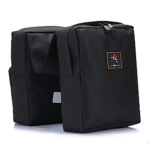 TRINKA Storage Saddle Bags for ATV UTV Snowmobile Motorcycle Cargo Gas Tank Saddlebag with Water/Drink Pocket