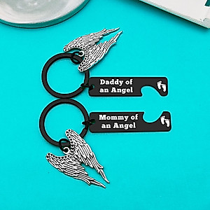 Xiahuyu Loss Memorial Keychain Miscarriage Gifts for Parents Pregnancy Loss Gifts Remembrance Gifts Loss of Baby Memorial Gifts Sympathy Gifts for Infant Loss Child Loss