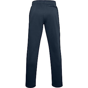 Under Armour Mens Rival Fleece Pants , Academy Blue (408)/Onyx White , Medium