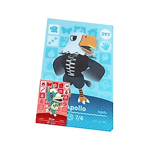 Pack of 24 Mini NFC Cards 25 to 48 for Amiibo Animal Crossing New Horizon Compatible with Nintendo Switch Lite Wii U New 3DS Rare Village Series 1 to 4 with Storage Case, 24MCACNFC2548