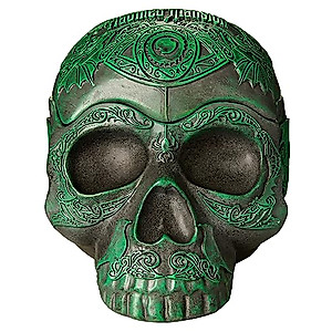 Spirit Halloween Disney's The Haunted Mansion Tabletop Skull | Officially Licensed | Home Décor | Horror Décor | Skull Decoration