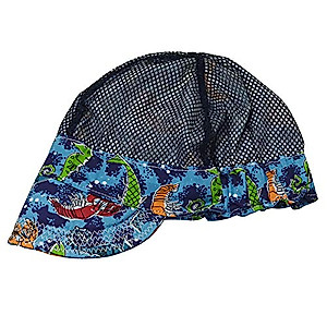 RIVERWELD Fashionable Welding Cap with Pure Cotton Mesh Lining for Welders Match Welding Helmet Protective Gear Blue Color