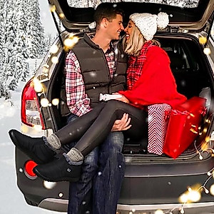 DUOYANGJIASHA Womens Snow Boots Winter Shoes Warm Fur Lined Lining Ankle Booties Waterproof Comfortable Slip On Outdoor Boots for Women